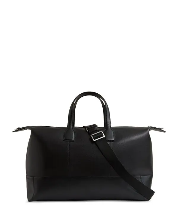 REISS Micro Grain Leather Hold All Bag
