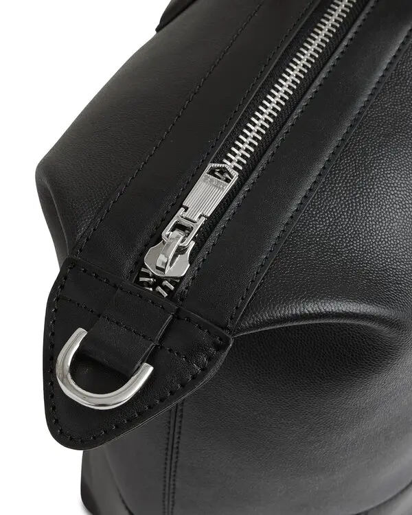 REISS Micro Grain Leather Hold All Bag