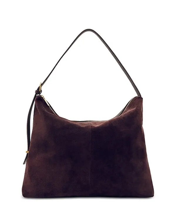 REISS Suede And Grain Leather Tote