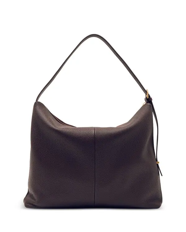 REISS Suede And Grain Leather Tote