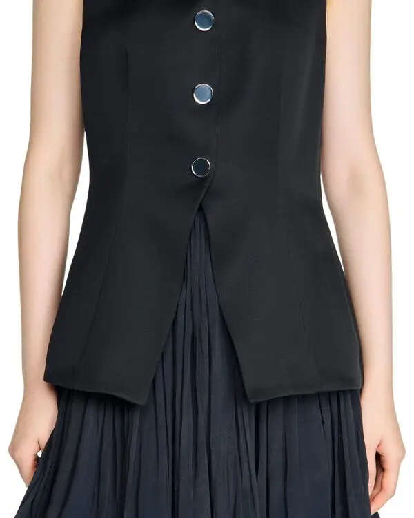Sandro Nilda Short Bubble Dress