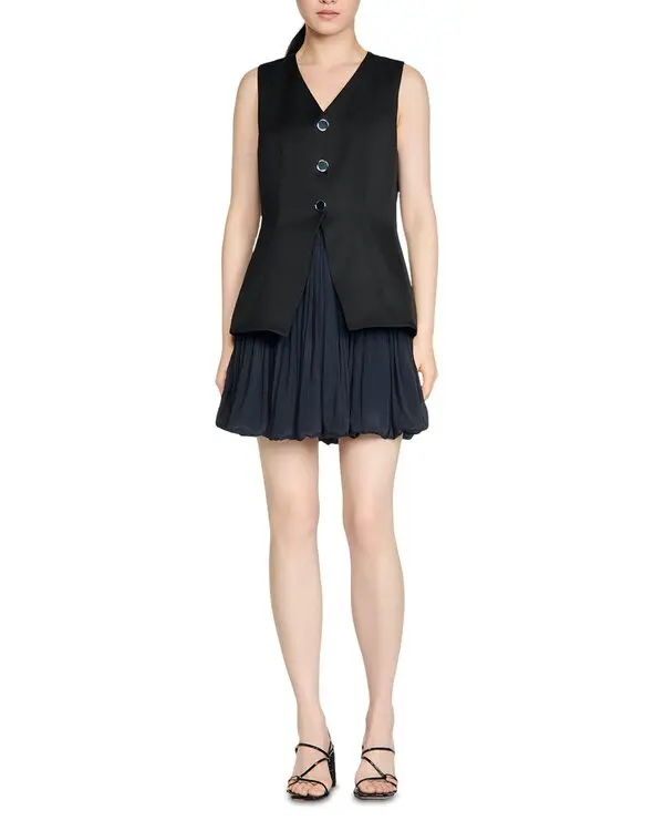 Sandro Nilda Short Bubble Dress