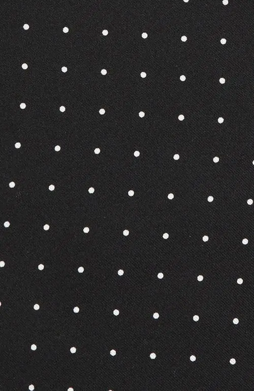 TOM FORD Polka Dot Mulberry Silk Pocket Square - Black