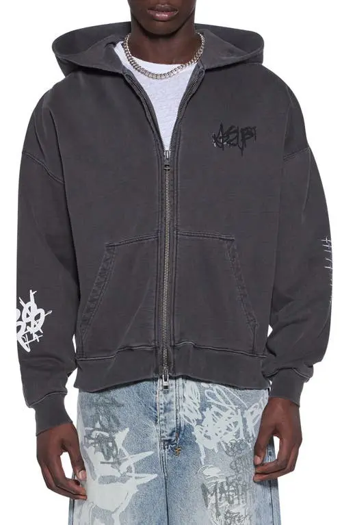 Ksubi Graff Graphic Zip Hoodie