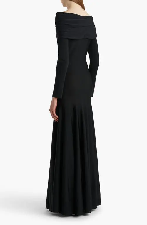 Khaite Genesis Off-the-shoulder Gown - Black