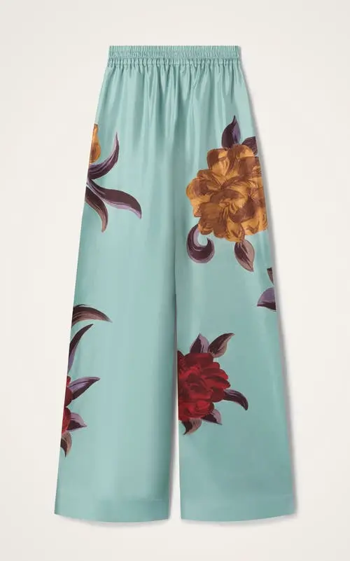 La DoubleJ Palazzo Pants Placée - Peony Placée Light Blue