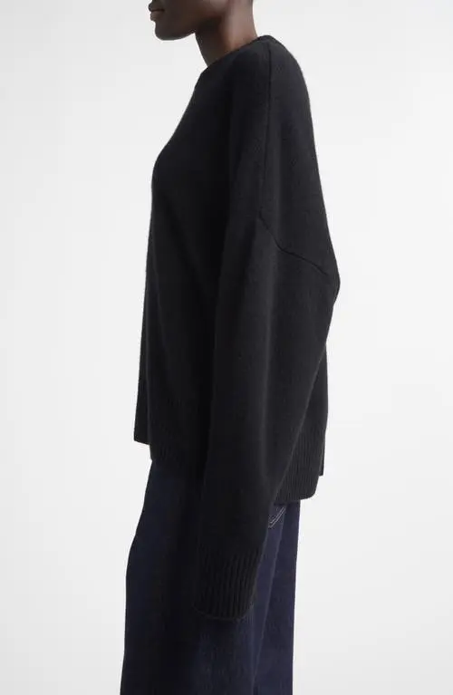 Loulou De Saison Anton Cashmere Crewneck Sweater - Black