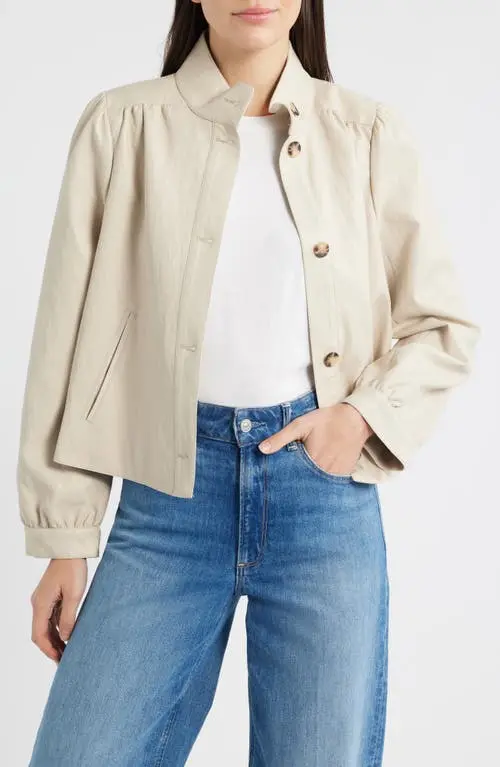 Vince Camuto Cropped Water Resistant Jacket