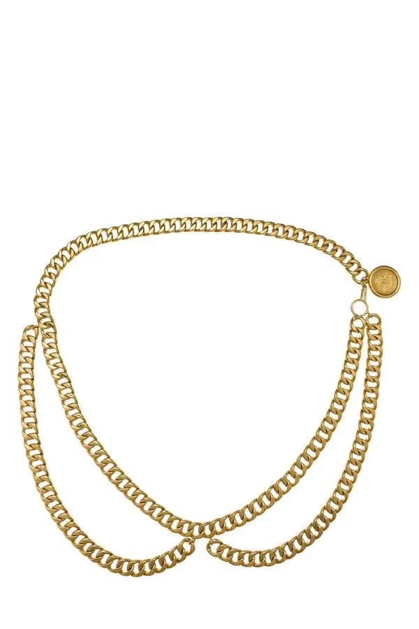 Chanel Medallion Chain Belt - Gold