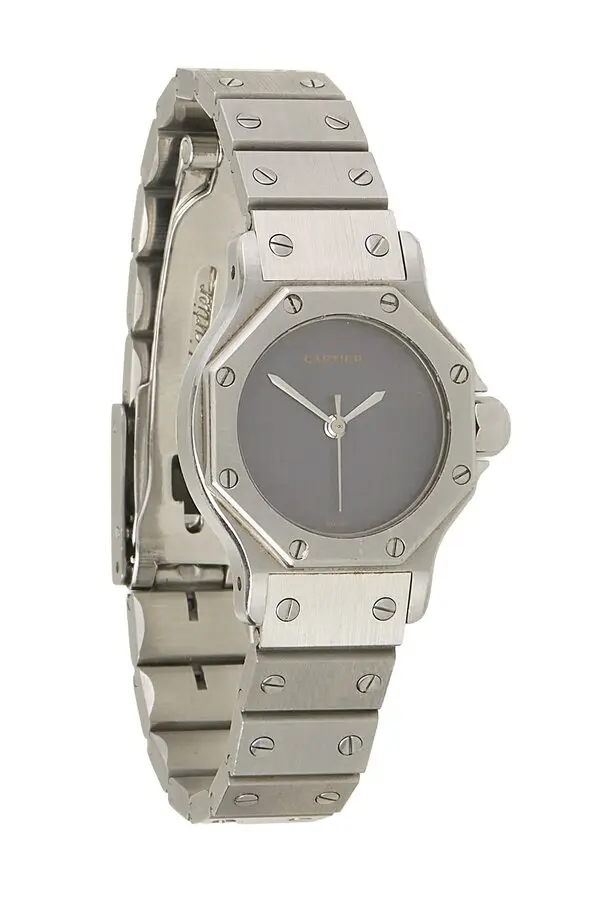 CARTIER Santos Octagon Watch - Grey
