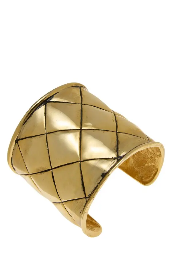 Chanel Quilted Cuff - Gold