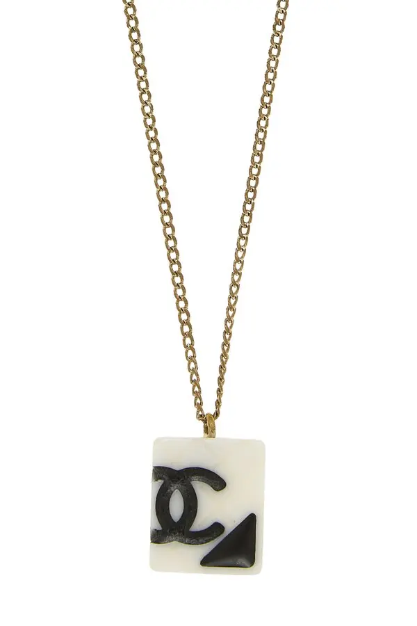 Chanel Acrylic Cambon Necklace