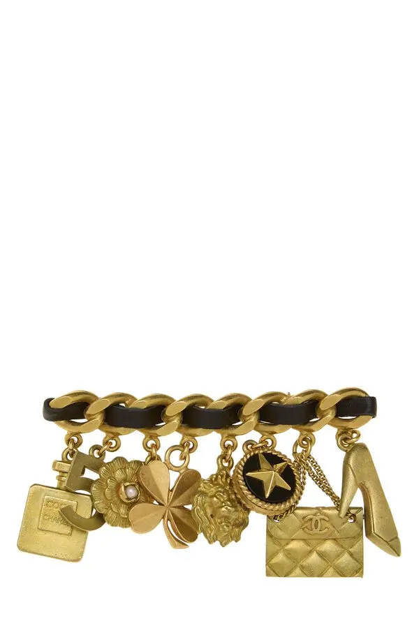 Chanel Icon Charms Pin - Gold