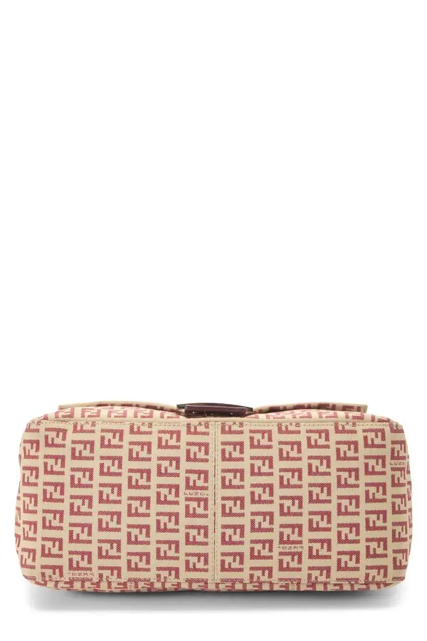Fendi Zucchino Mama Shoulder Bag - Red