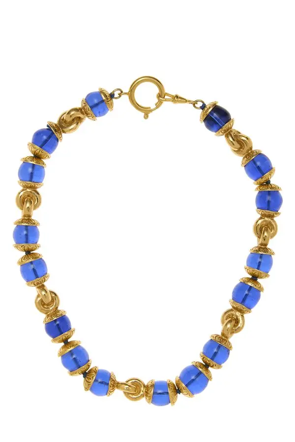 Chanel Gripoix Necklace - Blue