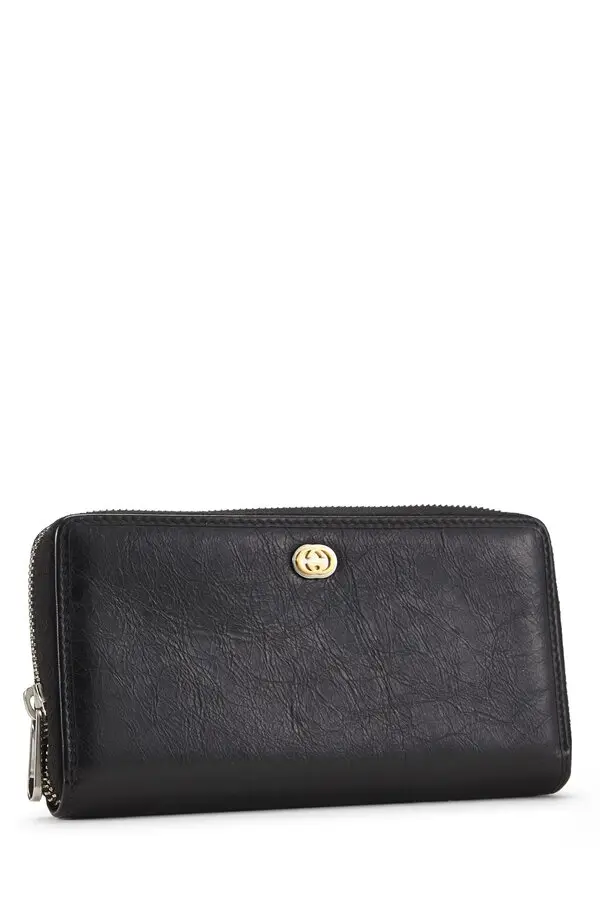 Gucci Calfskin Zip Around Wallet