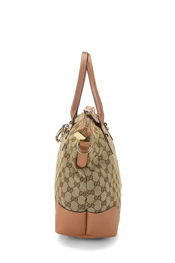 Gucci Original Gg Heart Bit Zip Tote - Beige