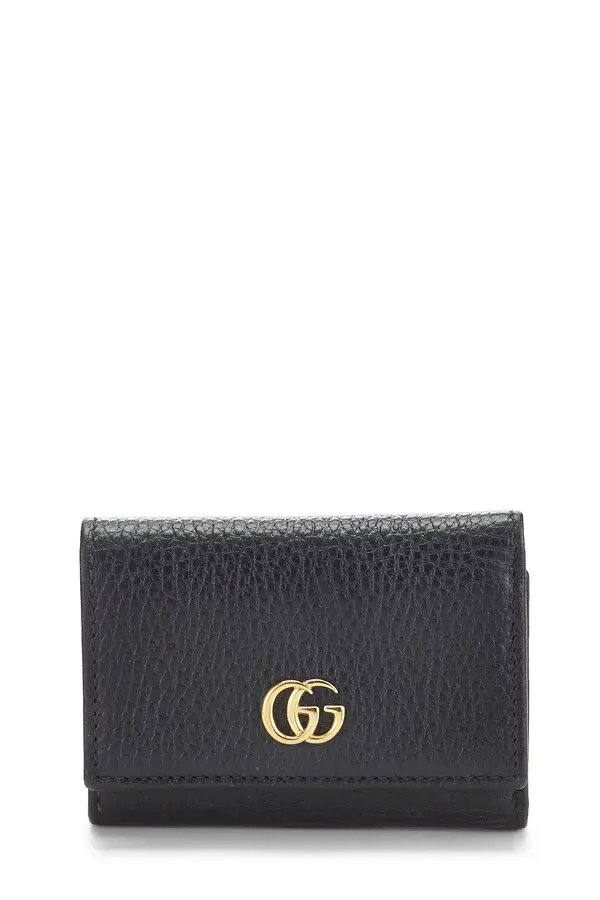 Gucci French Compact Zip Wallet - Black