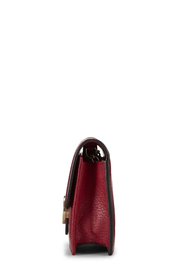 Gucci Interlocking Wallet On Chain - Red