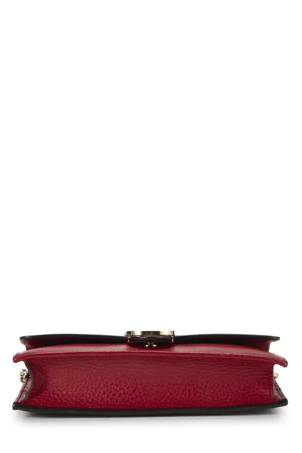 Gucci Interlocking Wallet On Chain - Red