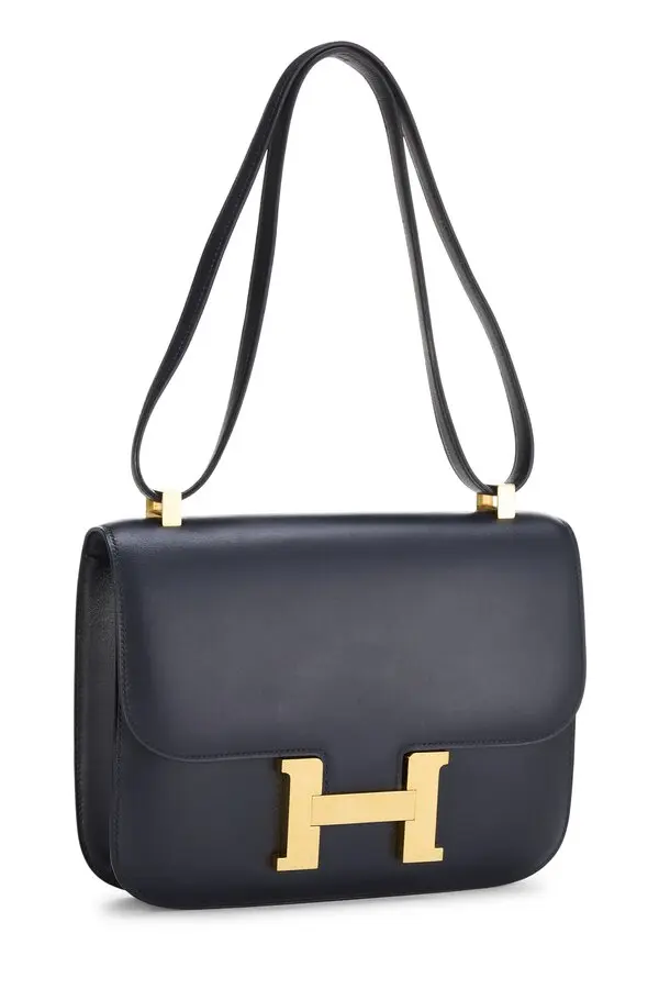 Hermès Constance 23 Shoulder Bag - Blue Marine