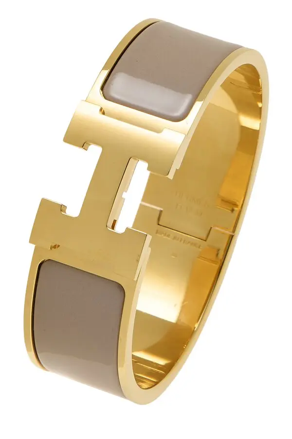 Hermès Clic Clac H Gm Bangle - Beige