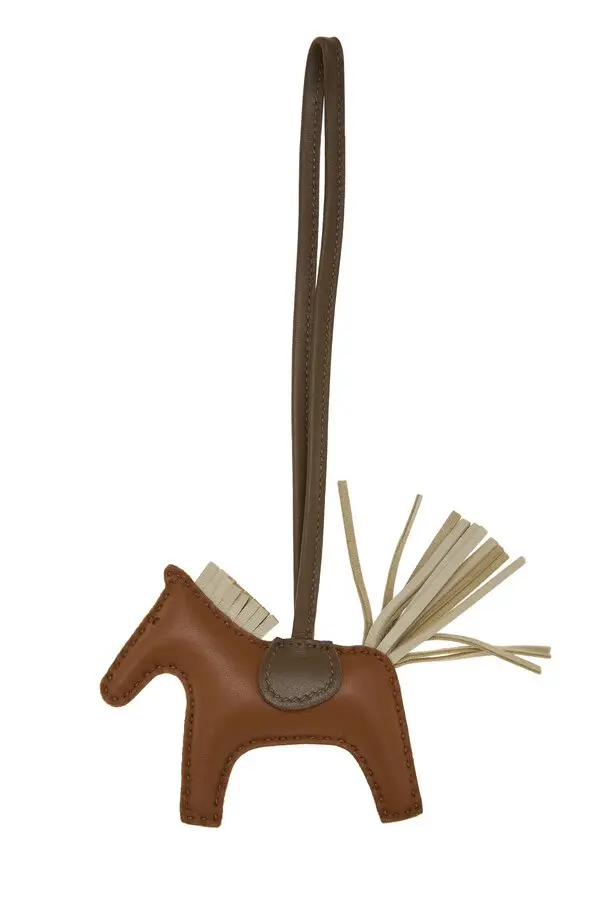 Hermès Milo Leather Rodeo Bag Charm - Brown