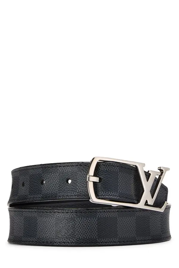 LOUIS VUITTON Damier Graphite Neogram Ceinture 80 - Black
