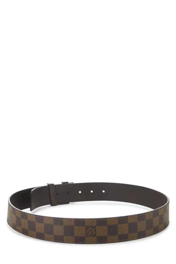 LOUIS VUITTON Damier Ebene Ceinture Initiales Belt