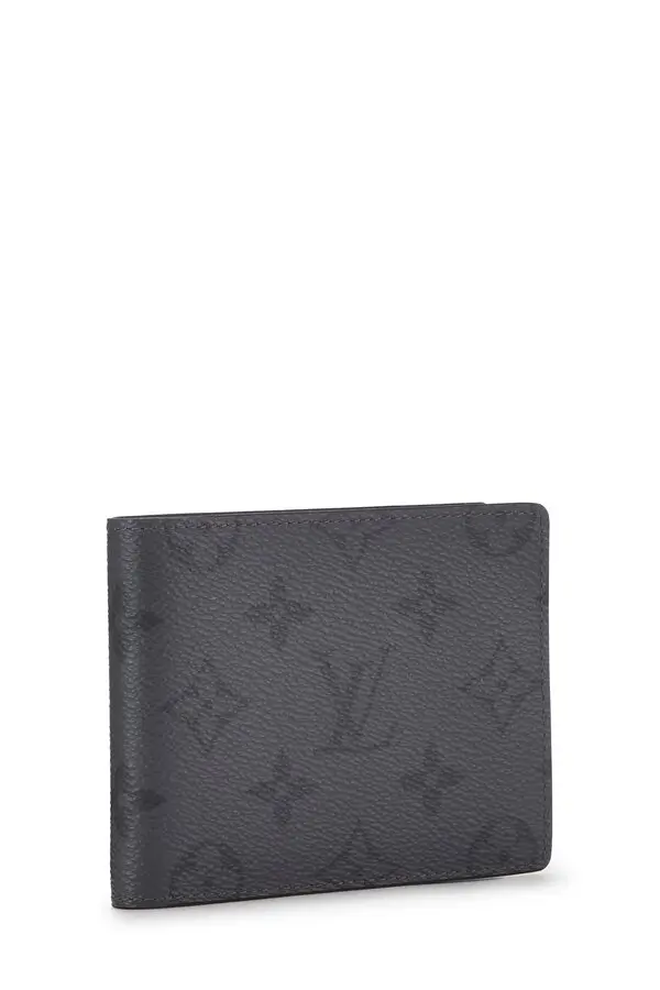 LOUIS VUITTON Monogram Eclipse Reverse Slender Wallet