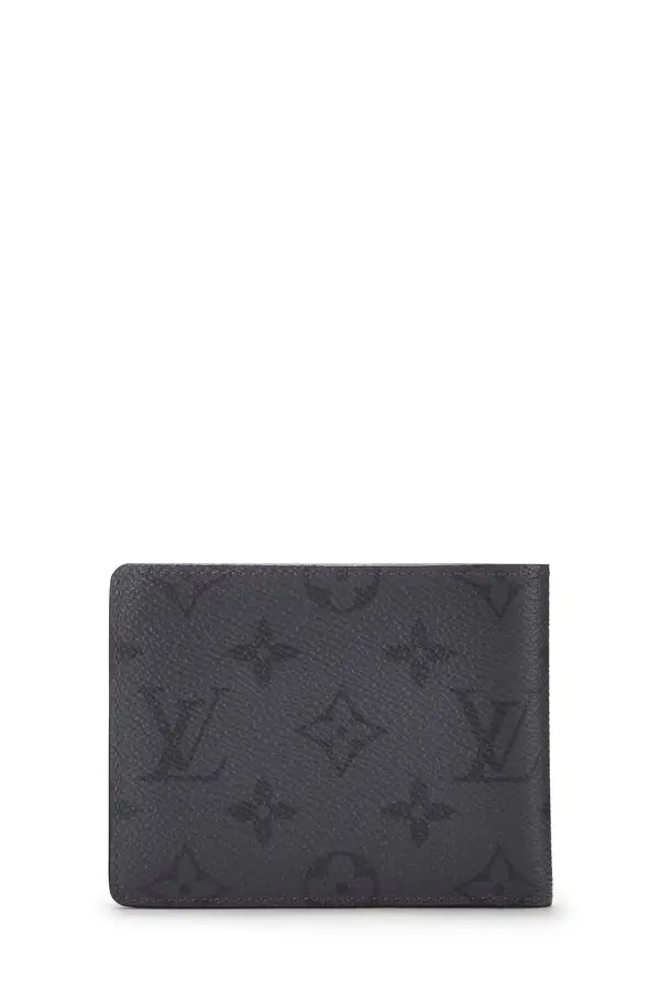 LOUIS VUITTON Monogram Eclipse Reverse Slender Wallet