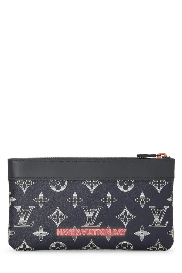 LOUIS VUITTON Monogram Upside Down Pochette Apollo