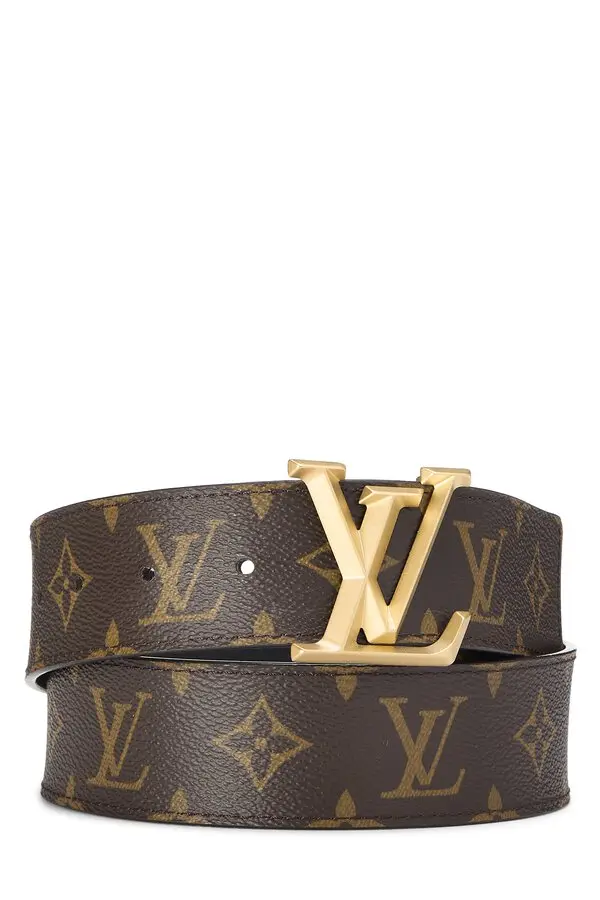 LOUIS VUITTON Monogram Pyramide Belt - Brown