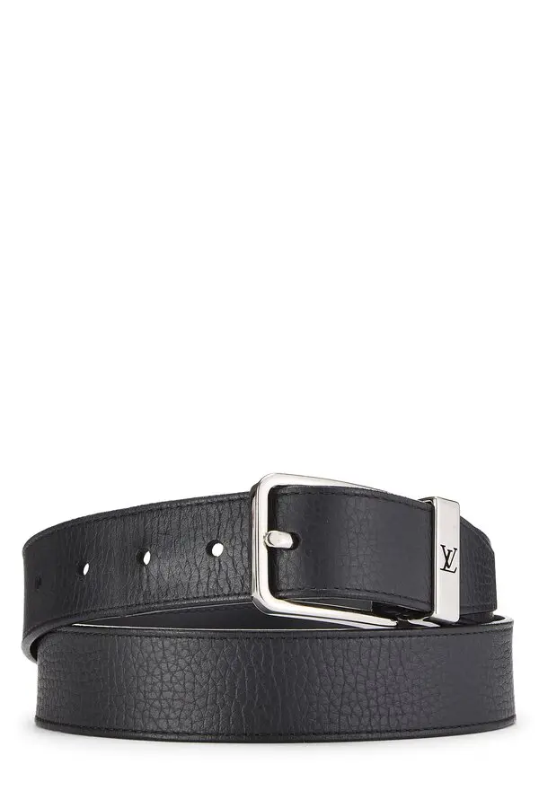 LOUIS VUITTON Taurillon Pont Neuf 90 - Black