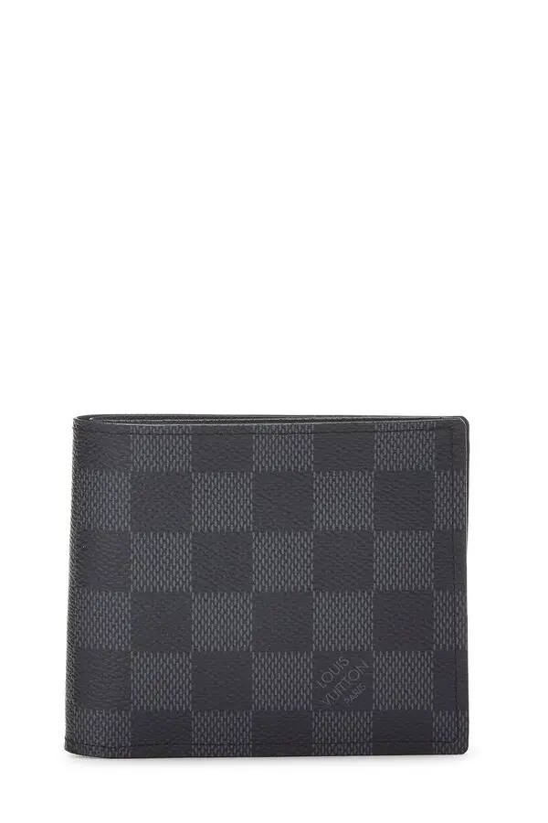 LOUIS VUITTON Damier Graphite Canvas Marco Nm - Black