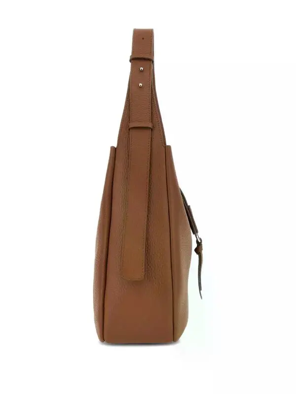 Hogan Logo-buckle Shoulder Bag - Brown