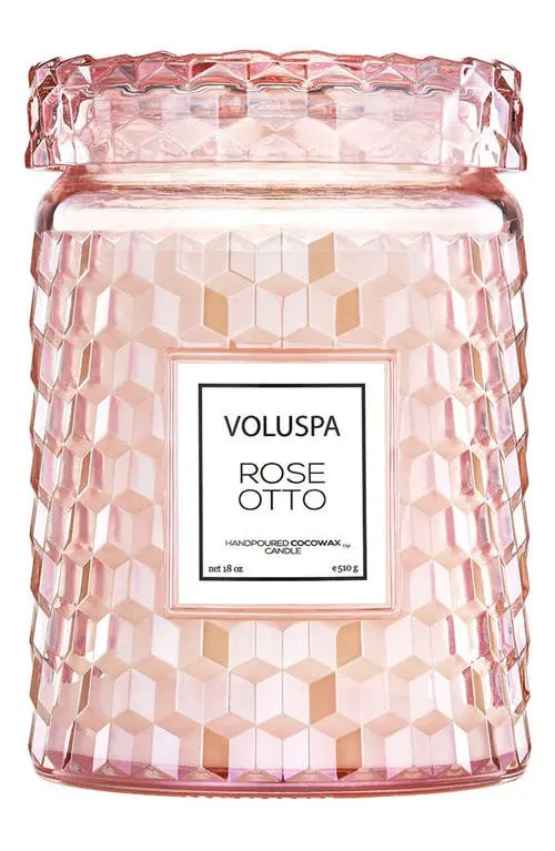 Voluspa Rose Otto Large Jar Candle - No Color