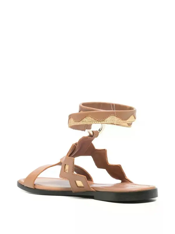 DI GAIA Jane Cutout Studded Sandals