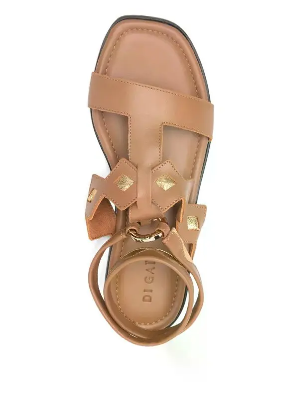 DI GAIA Jane Cutout Studded Sandals