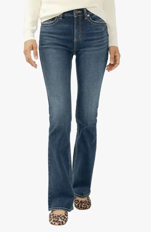 SILVER JEANS CO. Avery High Waist Slim Bootcut Jeans - Berkeley
