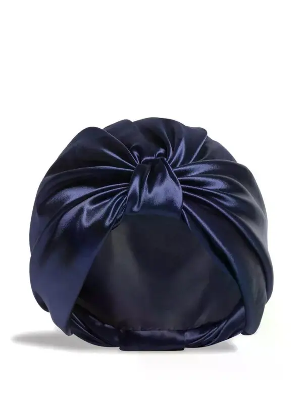 Alberta Ferretti Knotted Hat - Blue