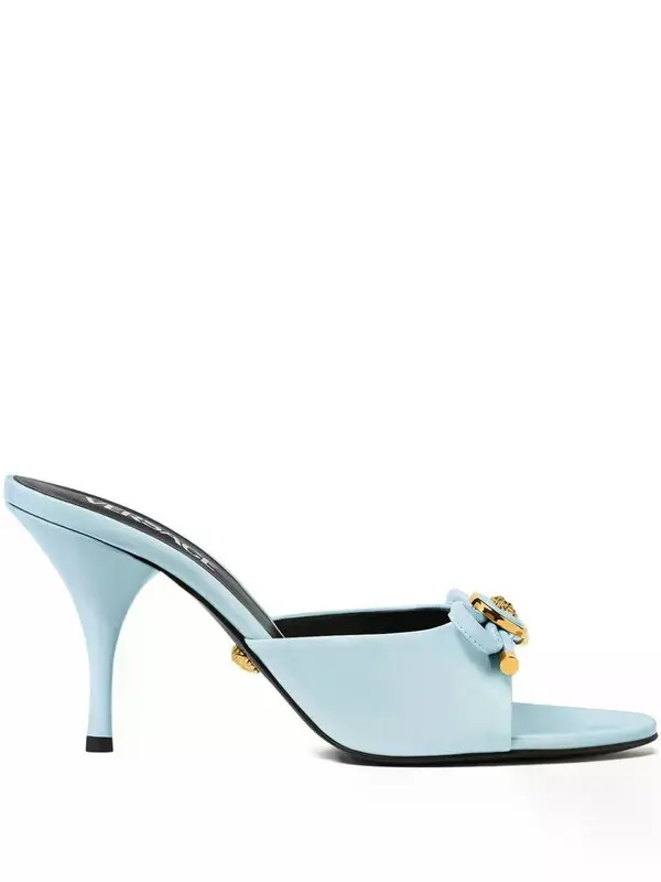 Versace 85mm Opera Bow Stiletto-heel Sandals