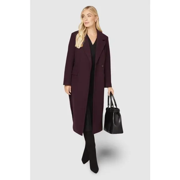 WALLIS Petite Longline Belted Coat