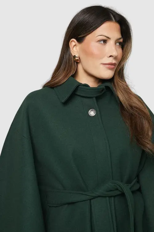 WALLIS Belted Cape