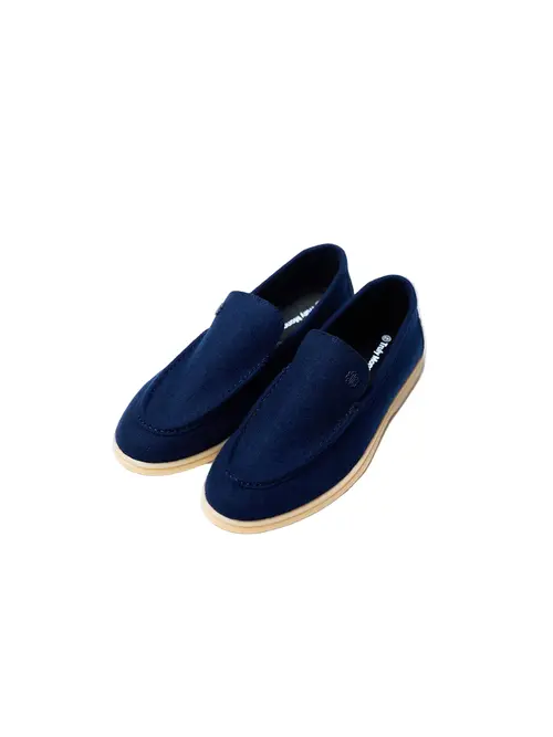 Gobi Cashmere Cashmere Loafers - Navy