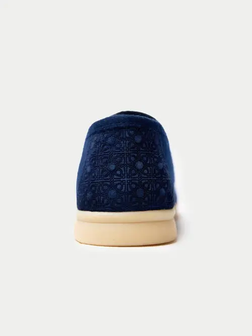 Gobi Cashmere Cashmere Loafers - Navy