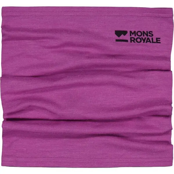MONS ROYALE Daily Dose Merino Neckwarmer - Purple Bolt