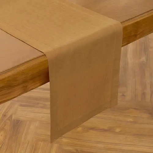 Solino Home Linen Table Runnerfete - Caramel