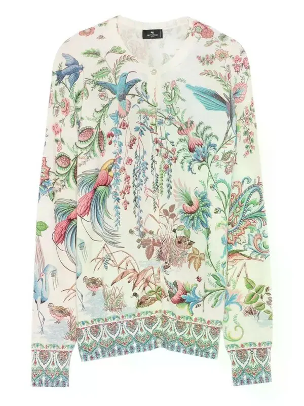 Etro Floral-patterned Cardigan