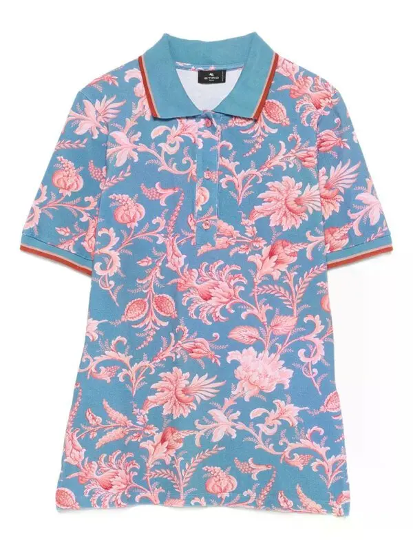 Etro Floral Polo